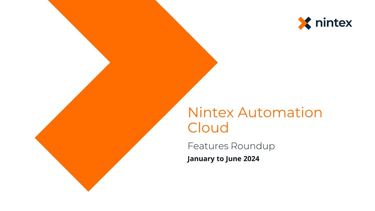 Nintex Automation Cloud H1CY24 Features - YouTube