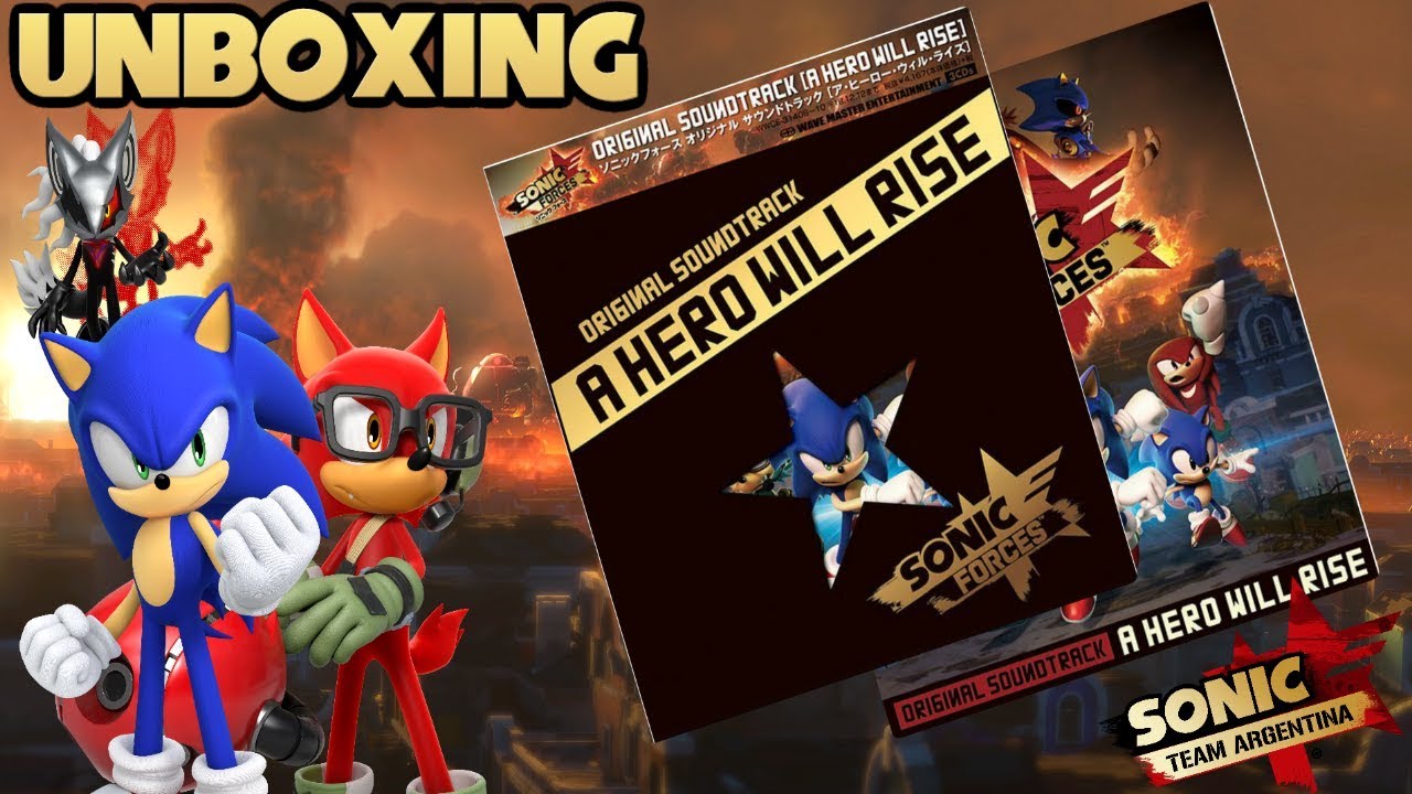 Unboxing - Sonic Forces Soundtrack "A Hero Will Rise" - YouTube