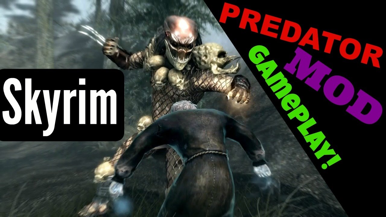 Skyrim Predator Mod Gameplay! - YouTube
