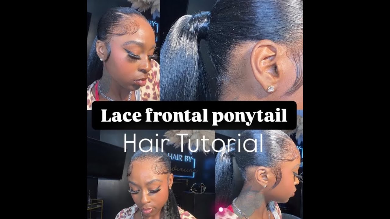 AFFORDABLE LACE FRONTAL PONYTAIL | BEGINNER FRIENDLY | Widows Peak ...