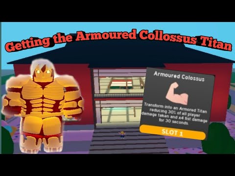 Getting The Armoured Colossus Titan |Anime Fighting Simulator|Roblox ...