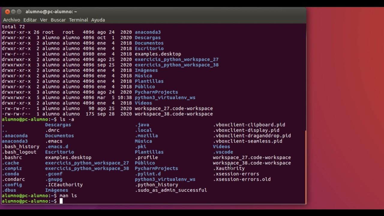 Comandos estructura de directorios de Linux | | UPV - YouTube