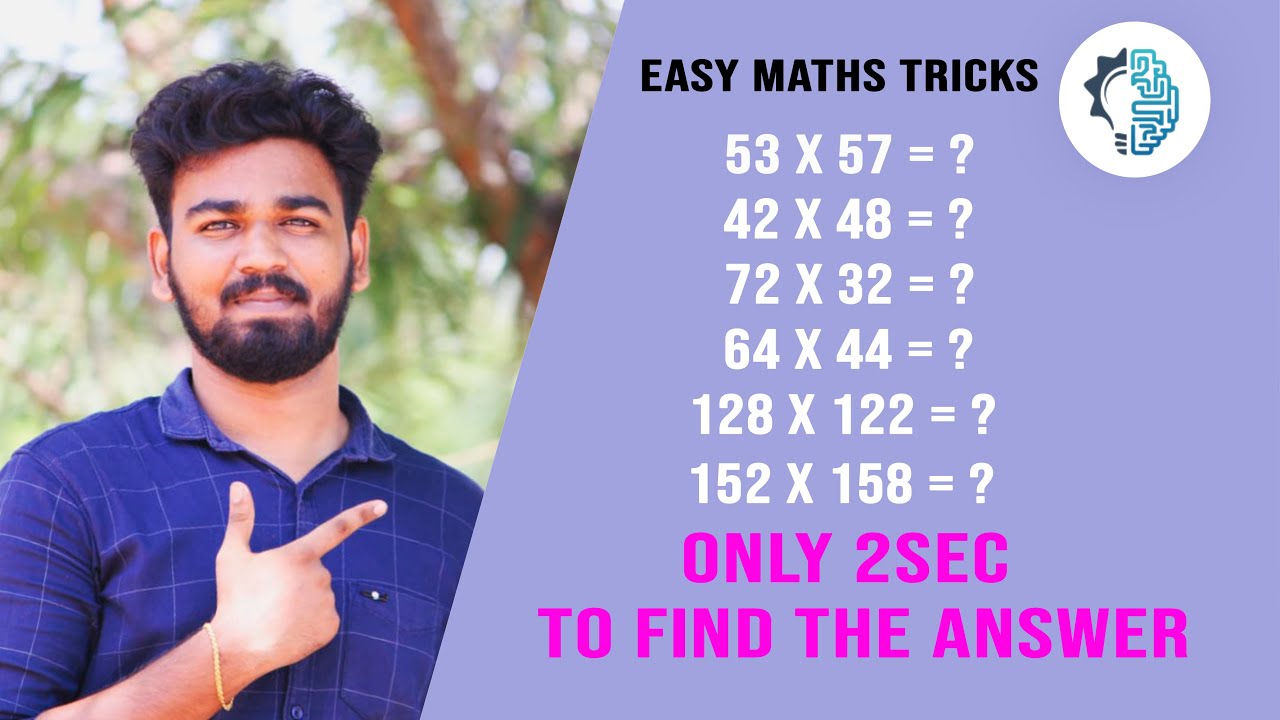 EASY MATH TRICKS FOR MULTIPLICATION STUDY SMART NOT HARD YouTube EASY MATH TRICKS FOR MULTIPLICATION STUDY SMART NOT HARD YouTube