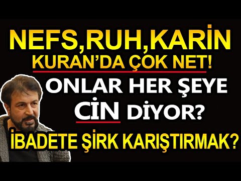 ONLAR HER ŞEYE CİN DİYOR!! NEFS,RUH,KARİN KURAN'DA ÇOK NET!!