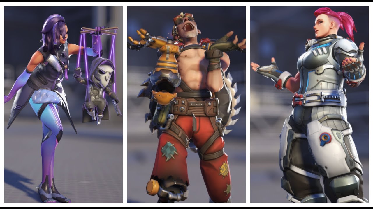 Overwatch 2: Heroes Laughing Emote Animations - YouTube