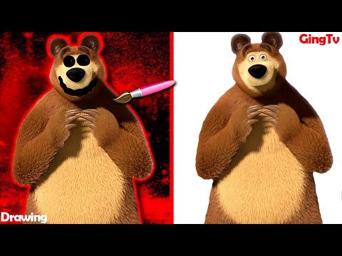 Bear | Masha And The Bear Version Horror Art 2022 | masha y el oso  | ماشا والدب | bhoot | scary #2