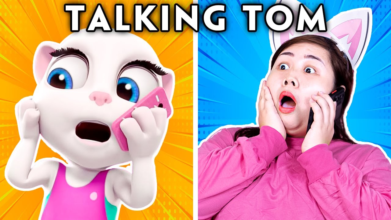 Talking Tom Monkey Business - Talking Tom In Real Life |Compilation of ...