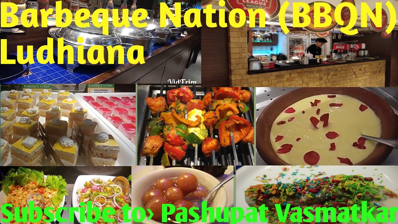 BBQN Delicious and Unlimited food at BARBEQUE NATION, Ludhiana - YouTube