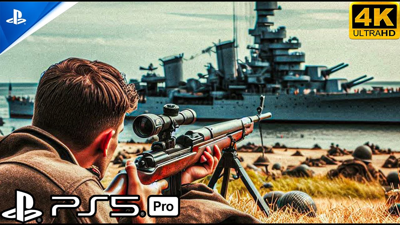 D-DAY WW2 OMAHA BEACH 1944 (PS5) Realistic ULTRA Graphics Gameplay [4K ...