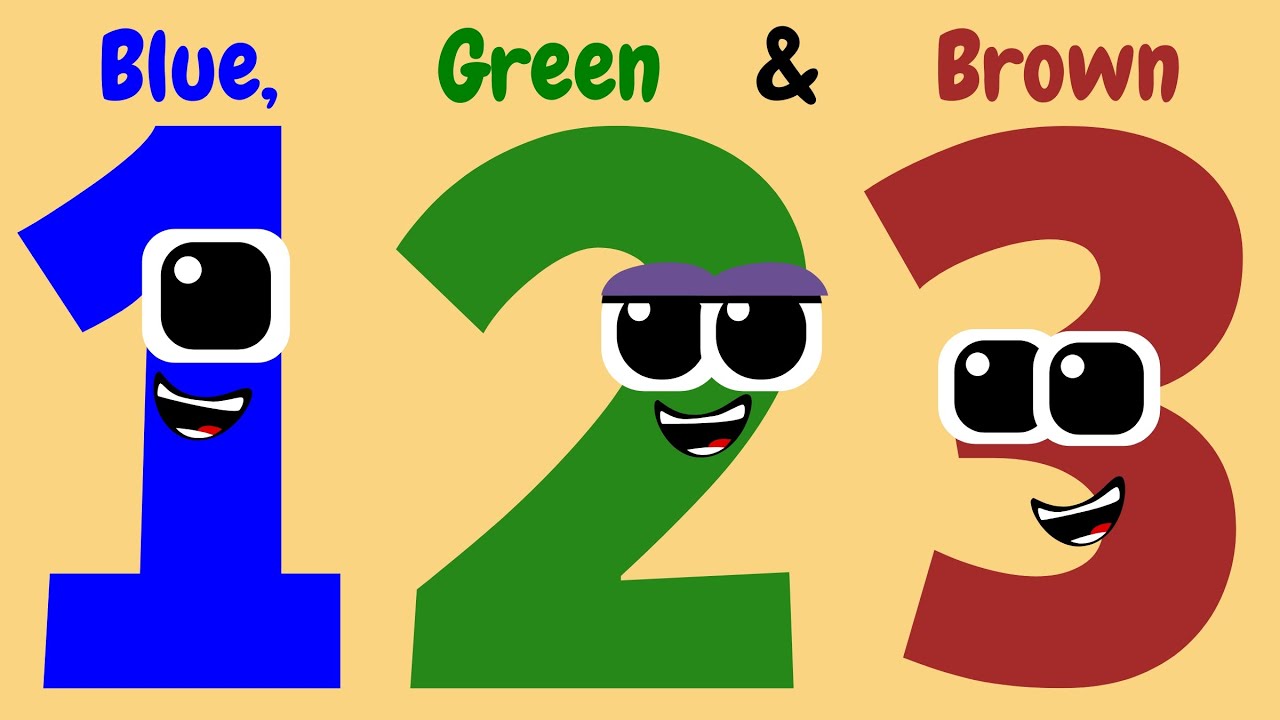 Colorful Numbers Song for Kids | Learn to Count 1-10 with Red, Orange ...