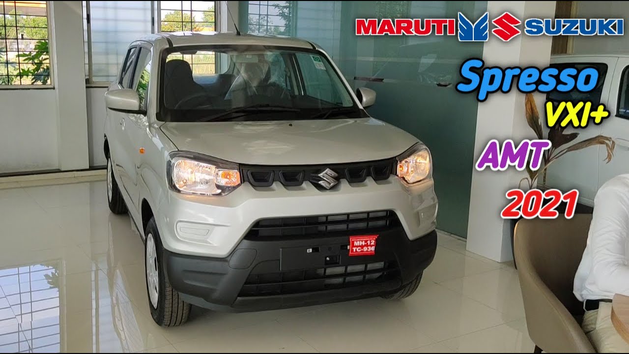 Maruti Suzuki Spresso VXI+ AMT 2021 | Spresso Interior Mileage On Road ...