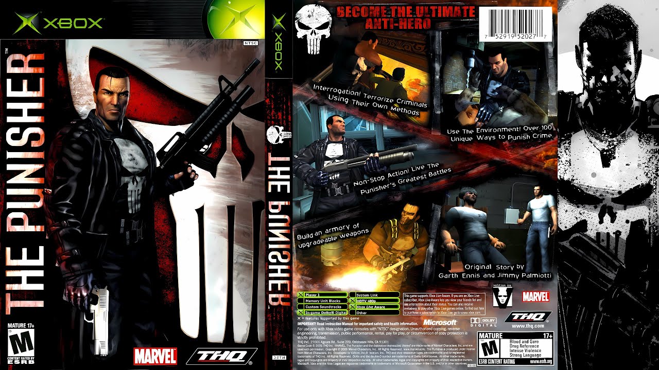 The Punisher for Xbox | FULL GAME 4K/60 | BACKWARDS COMPAT - YouTube
