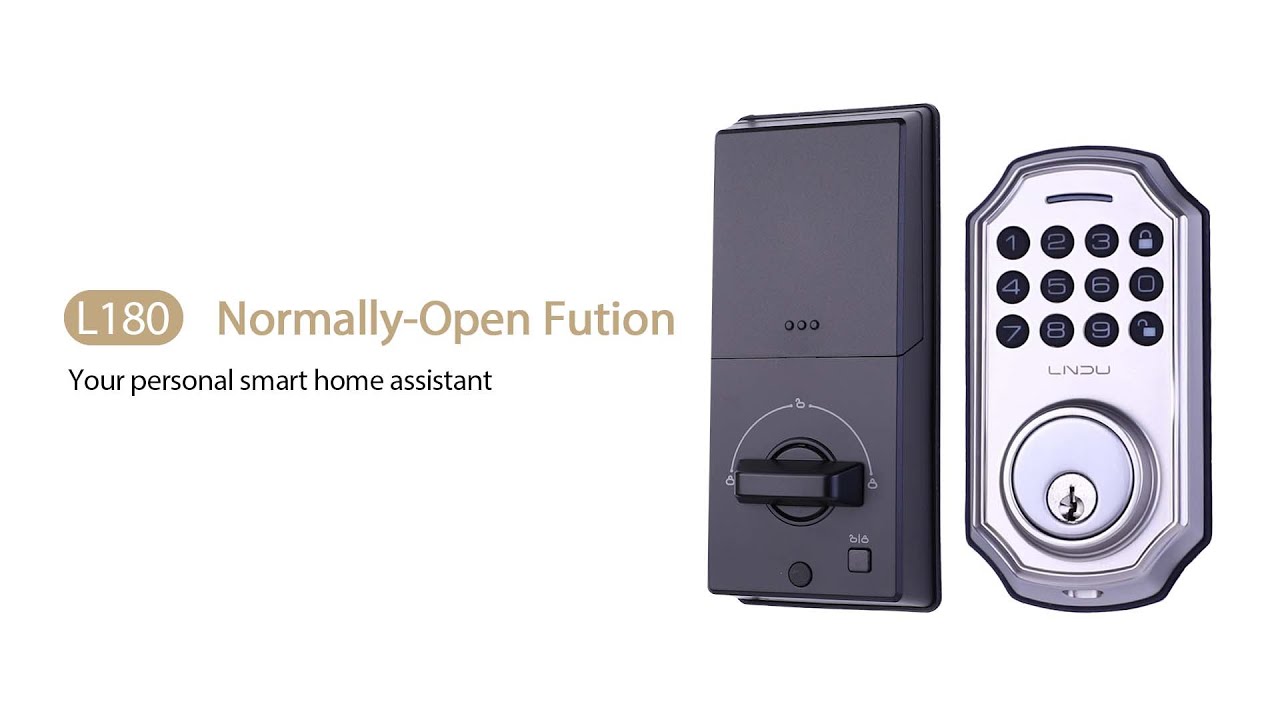 Smart Lock L180 Settings of Normally- open Function - YouTube
