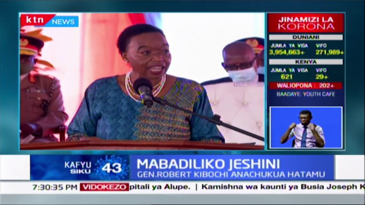 Gen. Mwathethe astaafu baada ya kulihudumia taifa kama mkuu wa vikosi ...