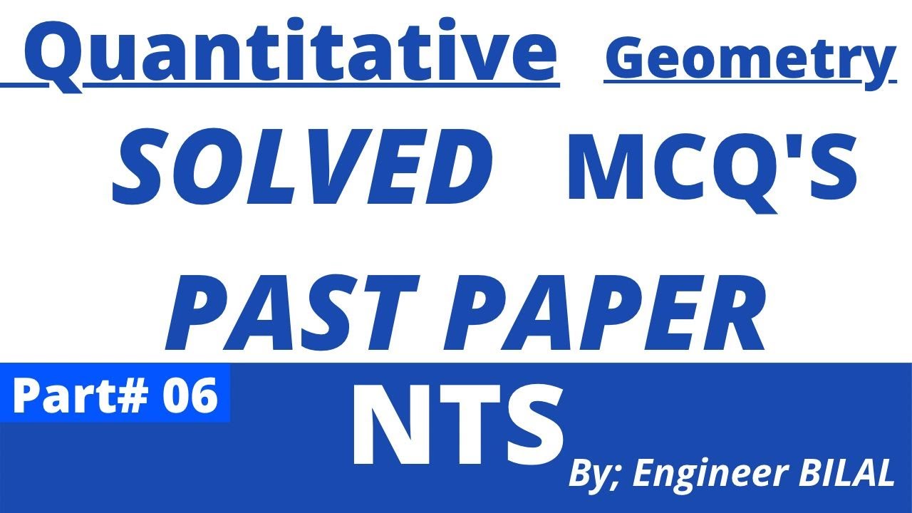 NTS / PPSC / FPSC Math Tricks ll NTS Geometry Repeated MCQs ll ...