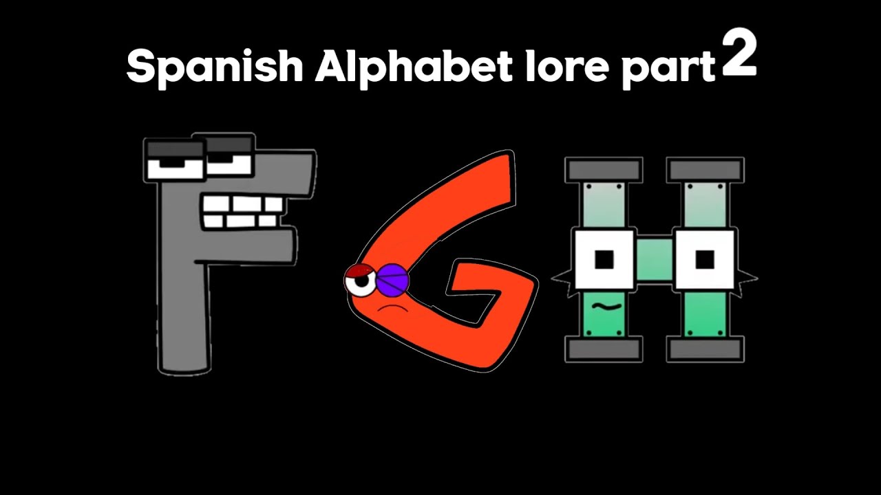 Spanish Alphabet lore Part 2 F-H - YouTube