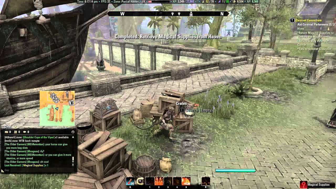 Elder Scrolls Online - Carnival Conundrum - YouTube