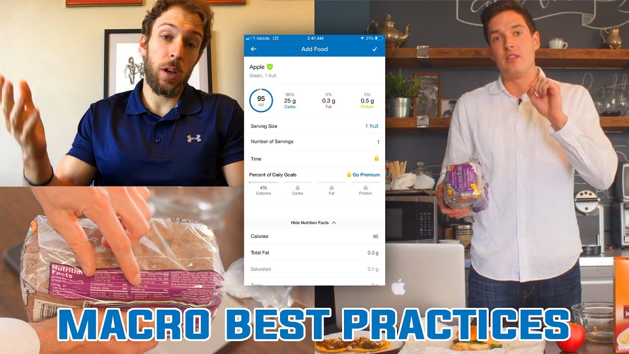 How To Track Your Food & Count Macros The Right Way - YouTube