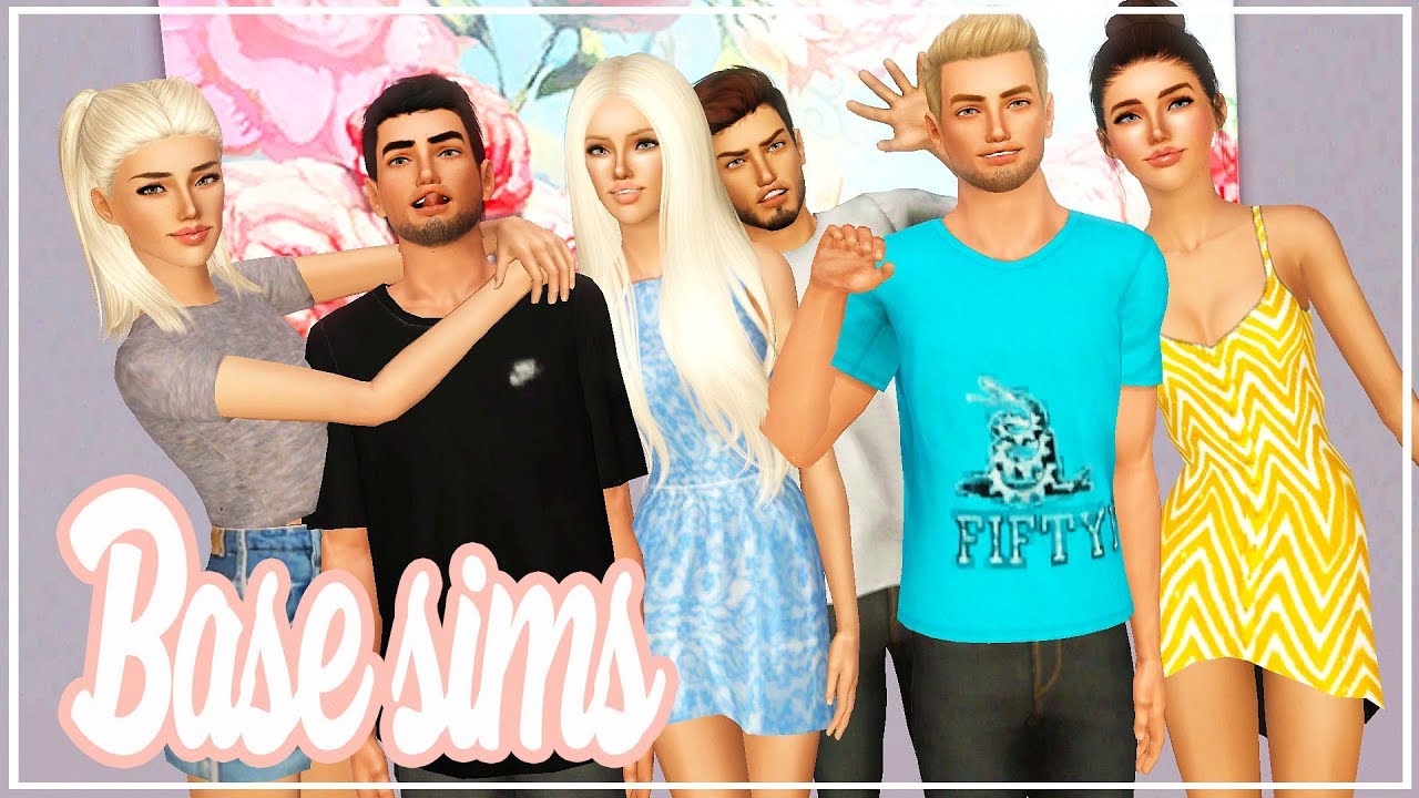 The Sims 3: BASE SIMS FOR YOU GUYS! - YouTube