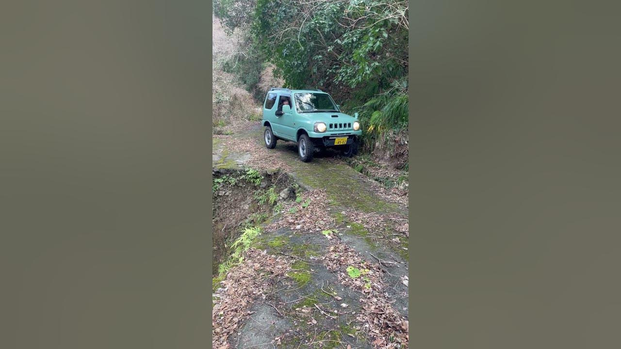 ジムニー1型(AT車)オールペンしました ＃林道 ＃ジムニー #jb23 - YouTube