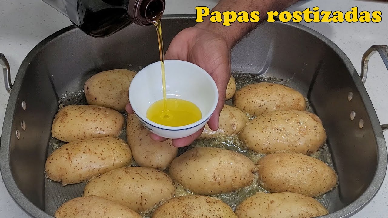 Las mejores papas rostizadas que vas a comer en tu vida - YouTube
