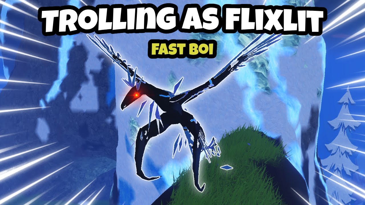 Trolling as a Flixlit | Roblox Creatures of Sonaria - YouTube
