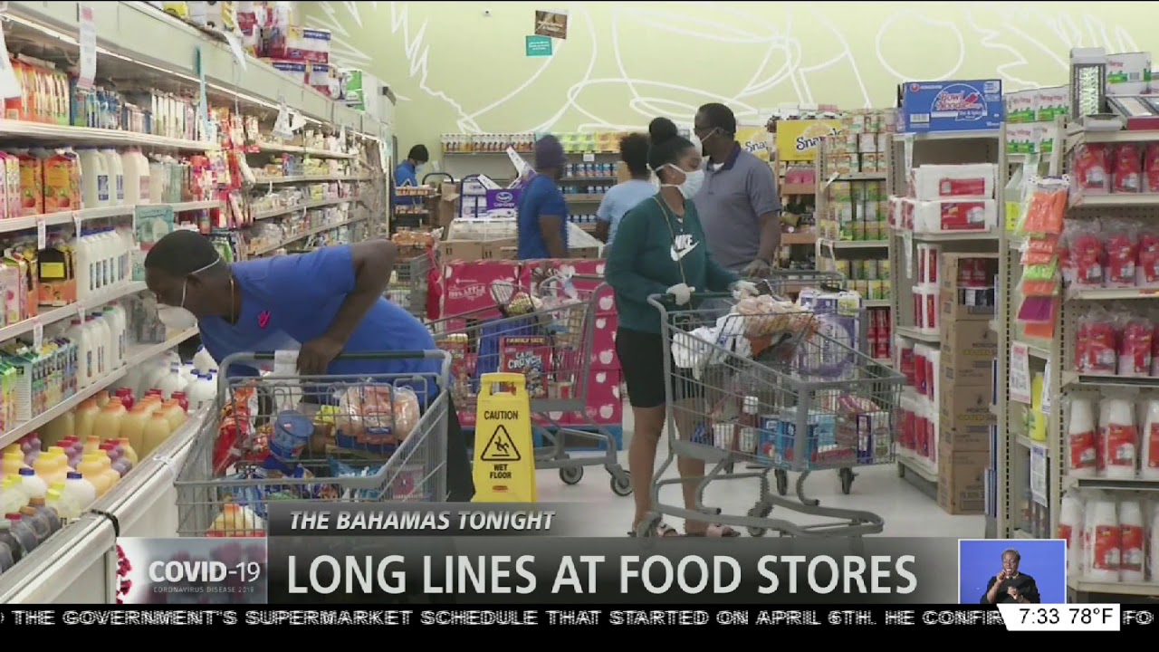 LONG LINES AT FOOD STORES - YouTube