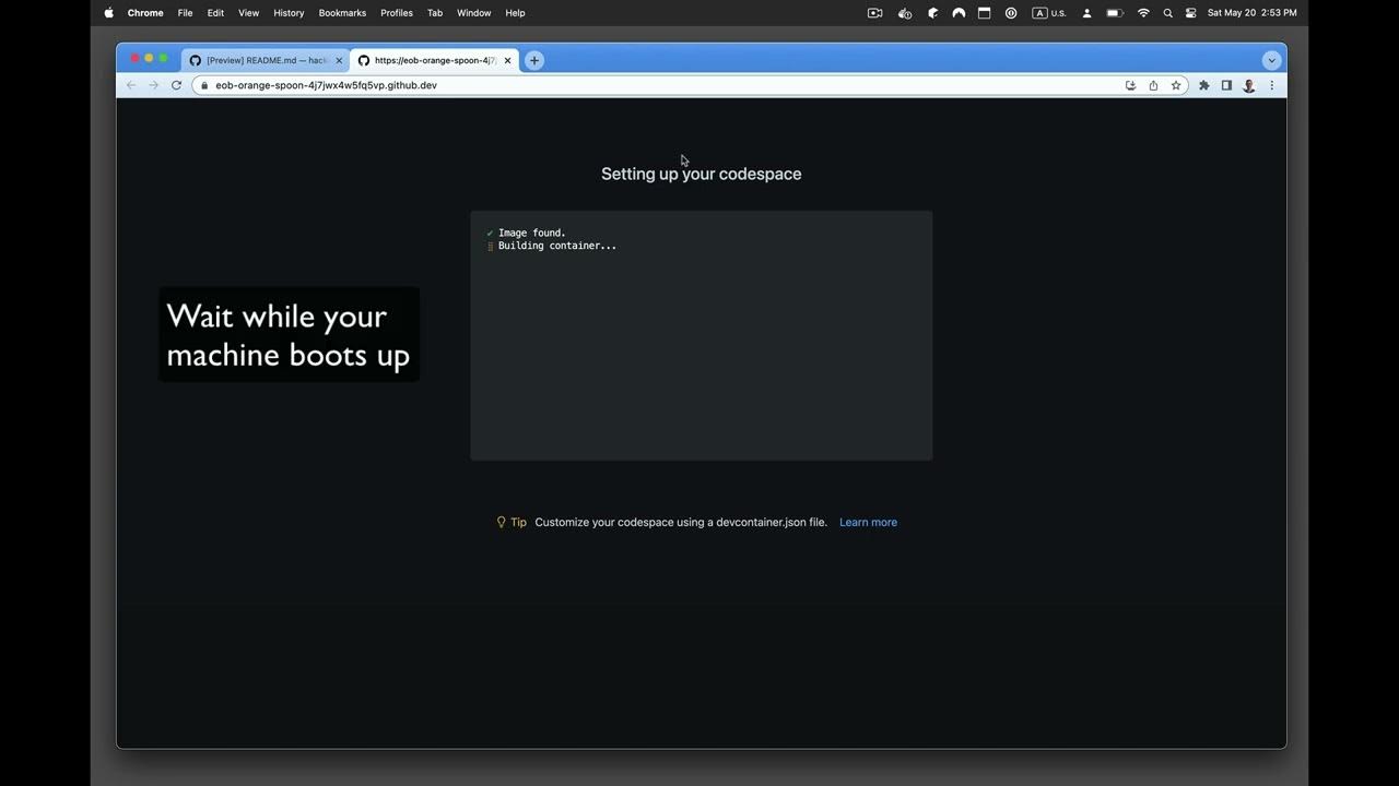 Steamship Agent Starter Project Setup - GitHub Web Dev Containers - YouTube