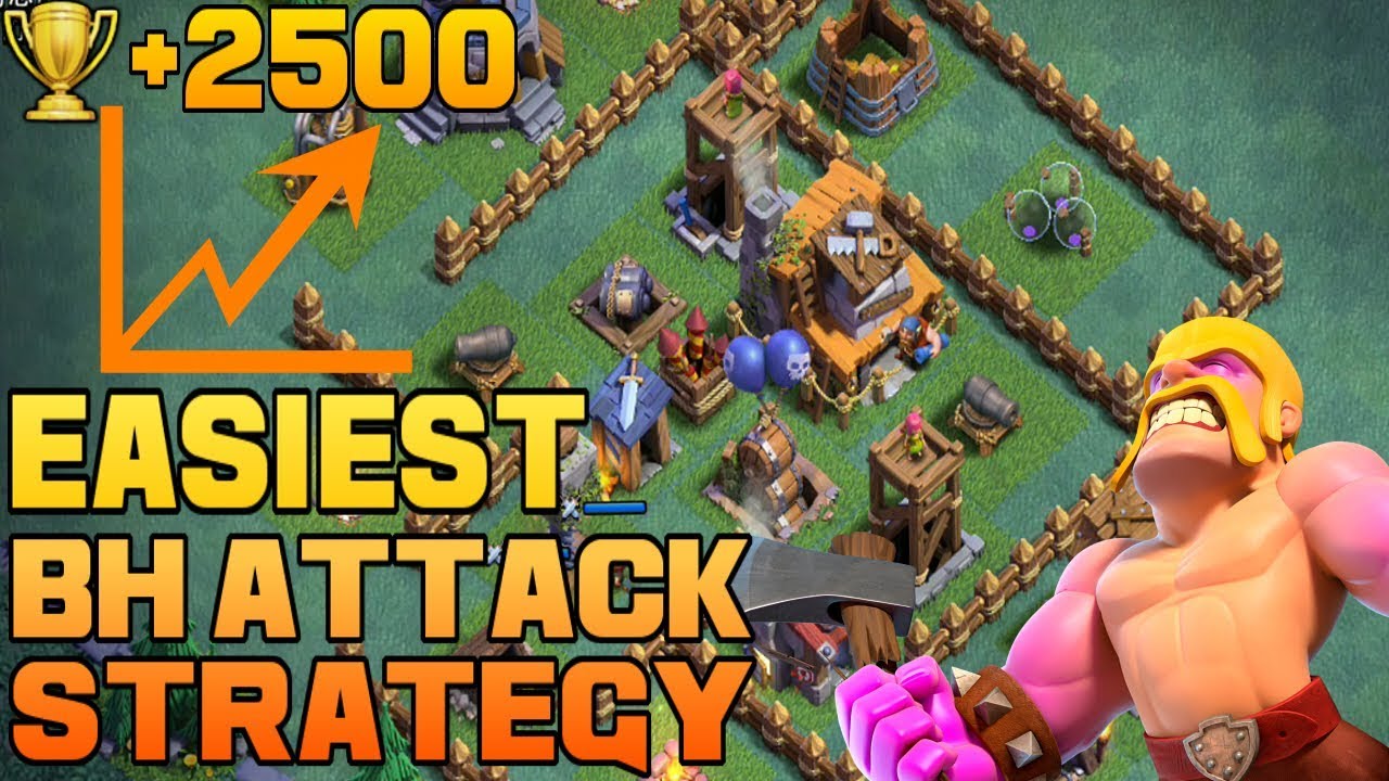 Easiest Builder Hall (BH1,BH2,BH3,BH4,BH5,BH6) Attack Strategy | All ...