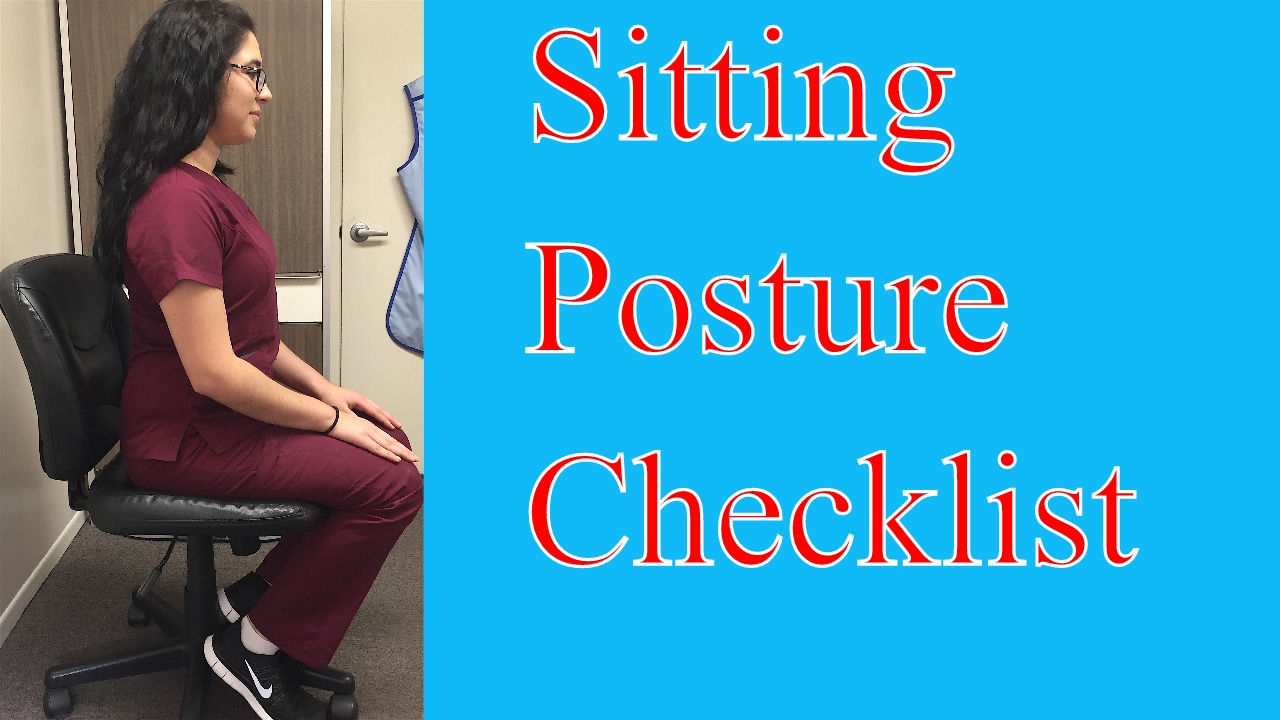 SITTING POSTURE Checklist for Back Pain Posture by Upland Claremont ...