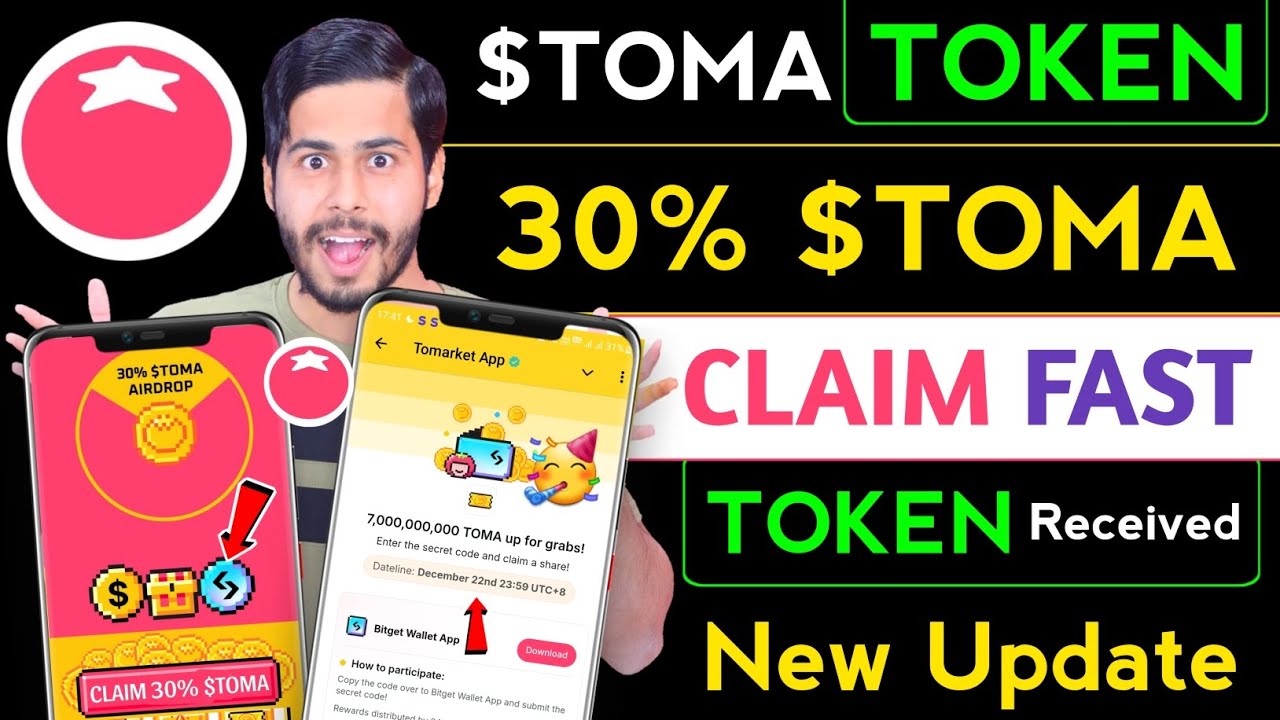 Tomarket Airdrop 30% $TOMA Token 🔥 tomarket new update, tomarket token ...