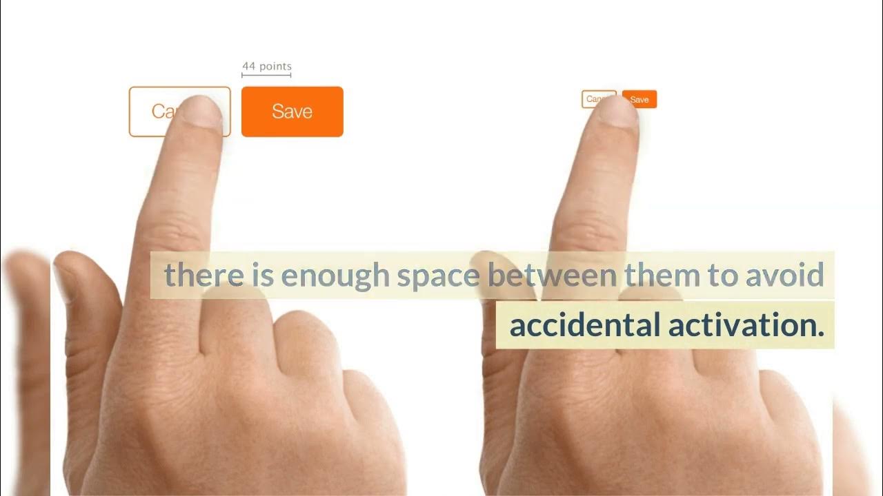 How to implement WCAG 2.1 Success Criterion 2.5.5 Target Size in code with examples - YouTube