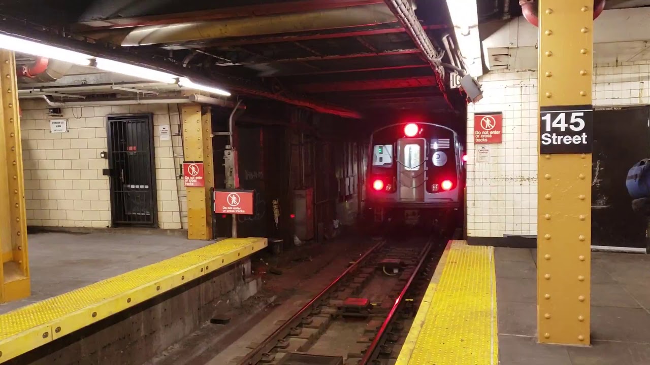 NYC Subway R179 C Train Departing 145 Lower Level - YouTube
