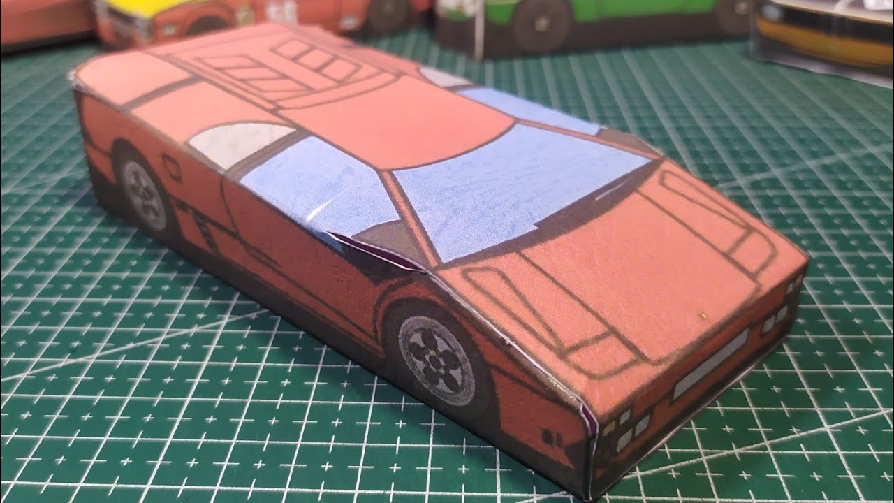 LAMBORGHINI DIABLO 1991 - PAPERCRAFT - YouTube