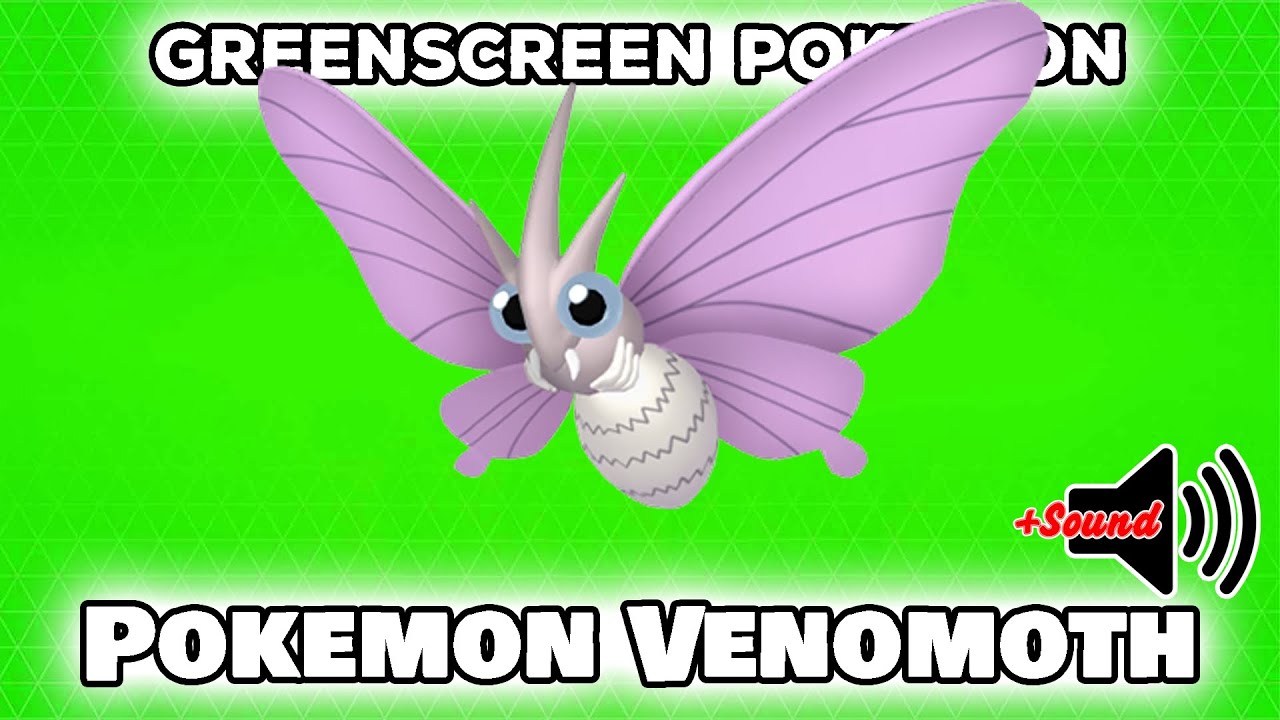 Pokemon Venomoth | GreenScreen | Pokémon GO | 👍POGOTUBE - YouTube