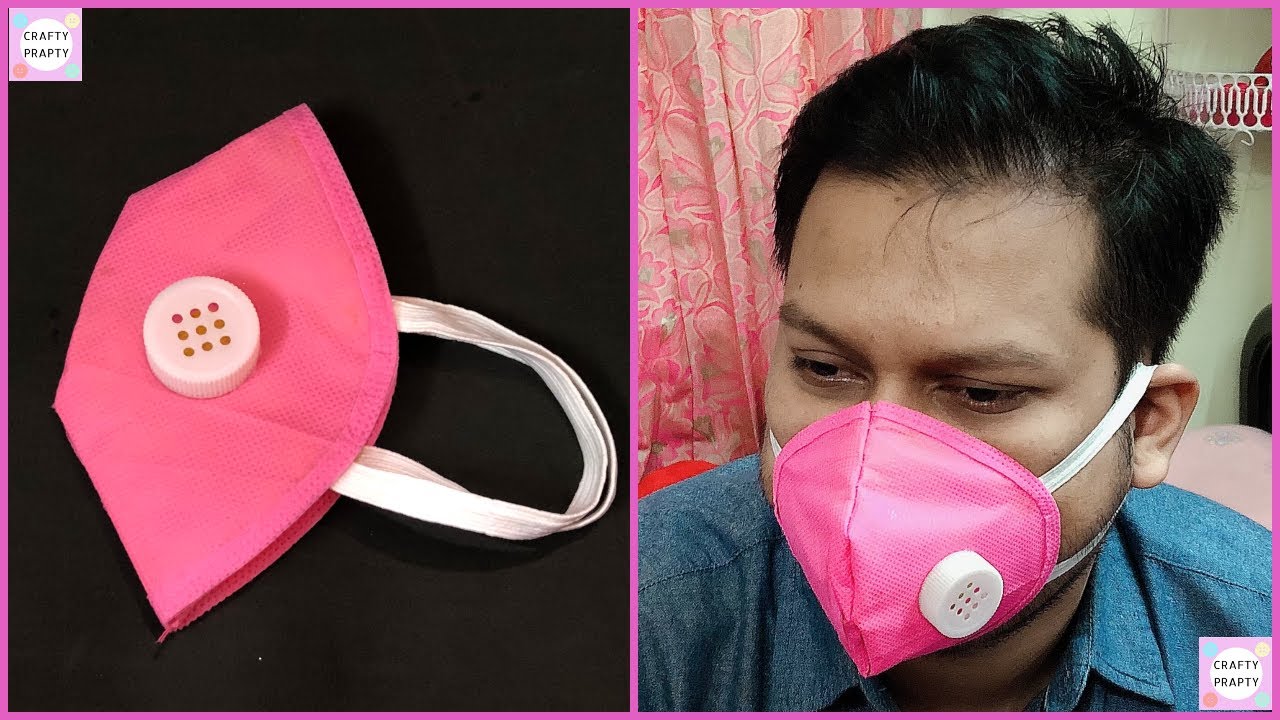 How to make dust Protection Mask |Air pollution protection Mask| ঘরে ...