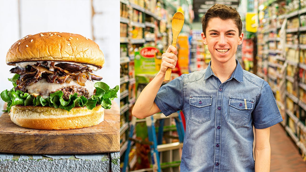 Cooking In A Supermarket | Wild Mushroom Impossible™ Cheese Burger ...
