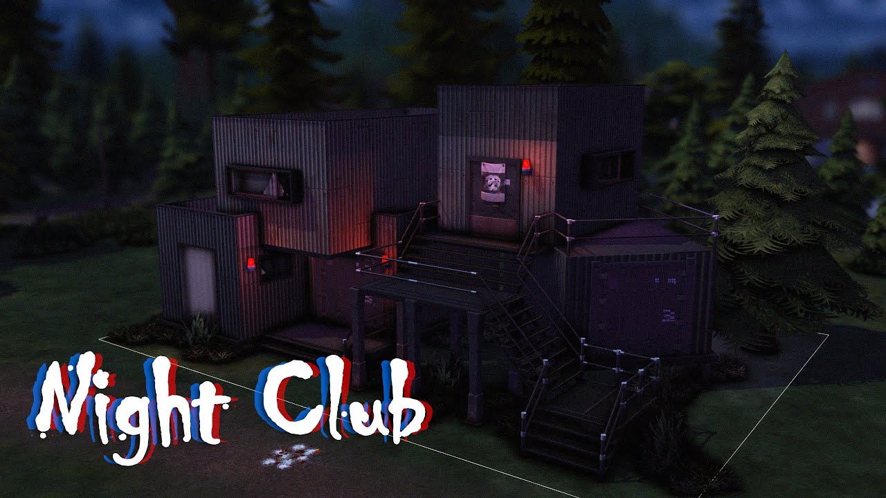 Ночной клуб🎶🍹| Night Club The Sims 4 | Строительство | NO CC - YouTube