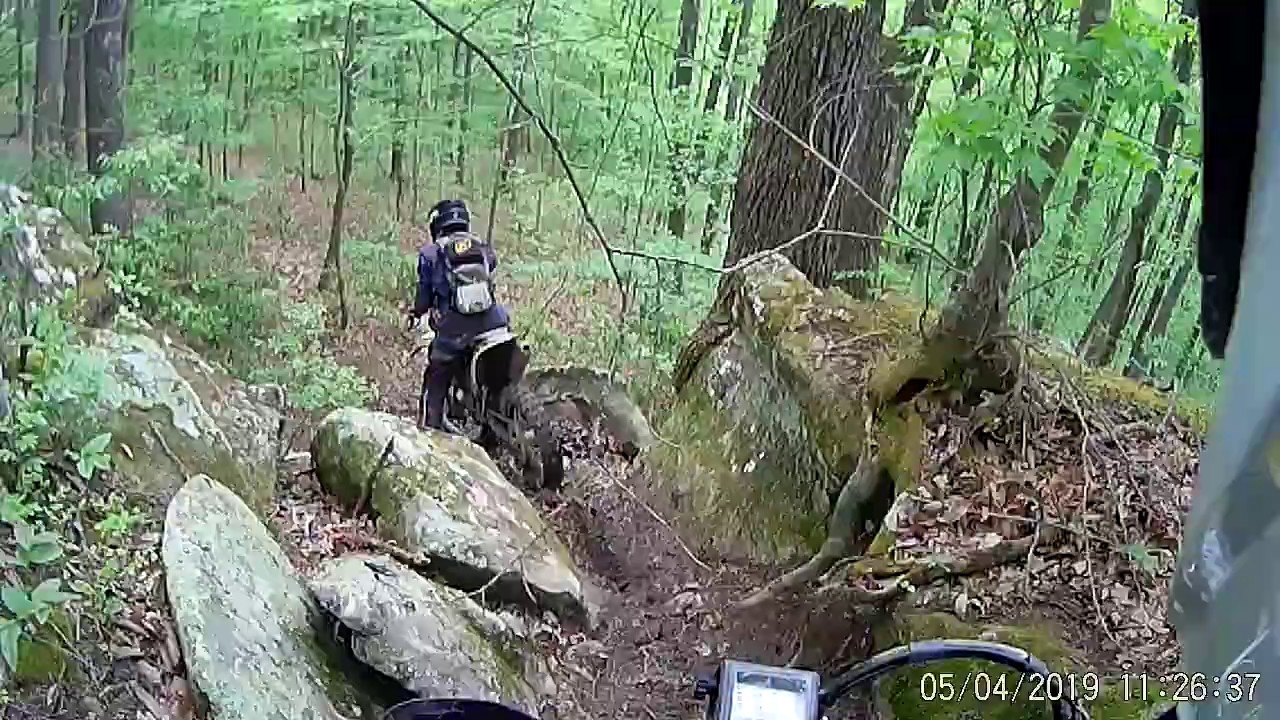 Kentucky Adventure Tour KAT Hard 3 bikes north of HWY 421 going ...