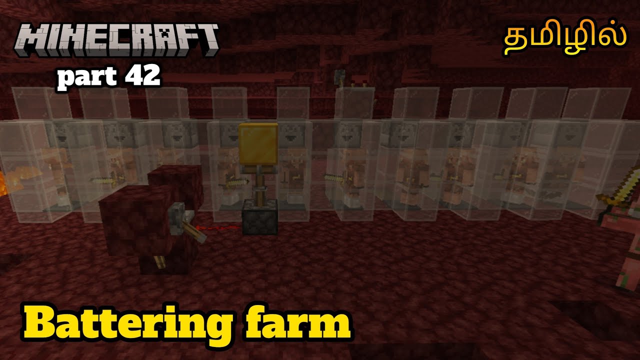Minecraft pocket edition | minecraft battering farm in tamil | cool ...