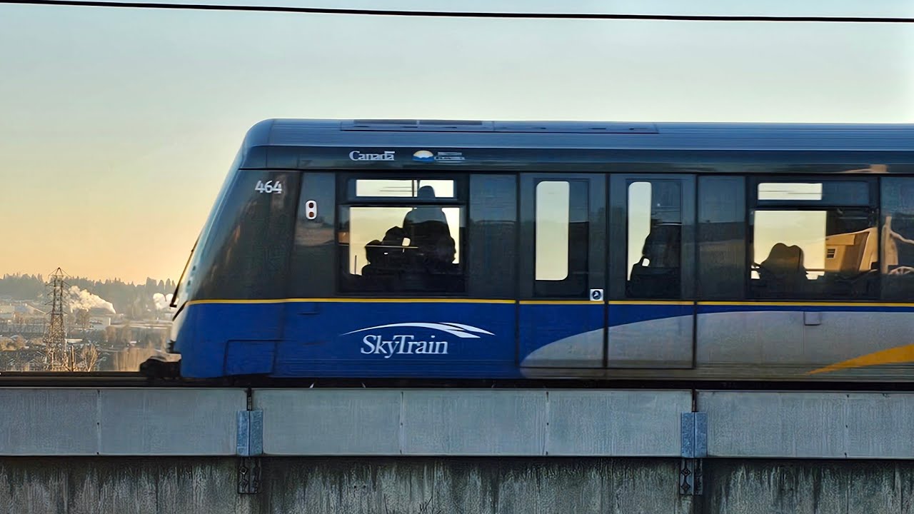 SKYTRAIN TRAIN watch live here in New Westminster British Columbia ...