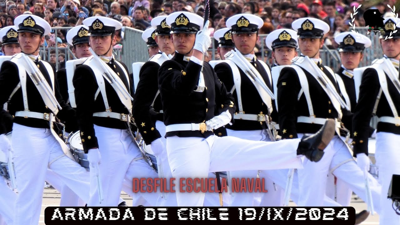 Parada Militar 2024: Desfile Escuela Naval Arturo Prat #prussian #chile ...