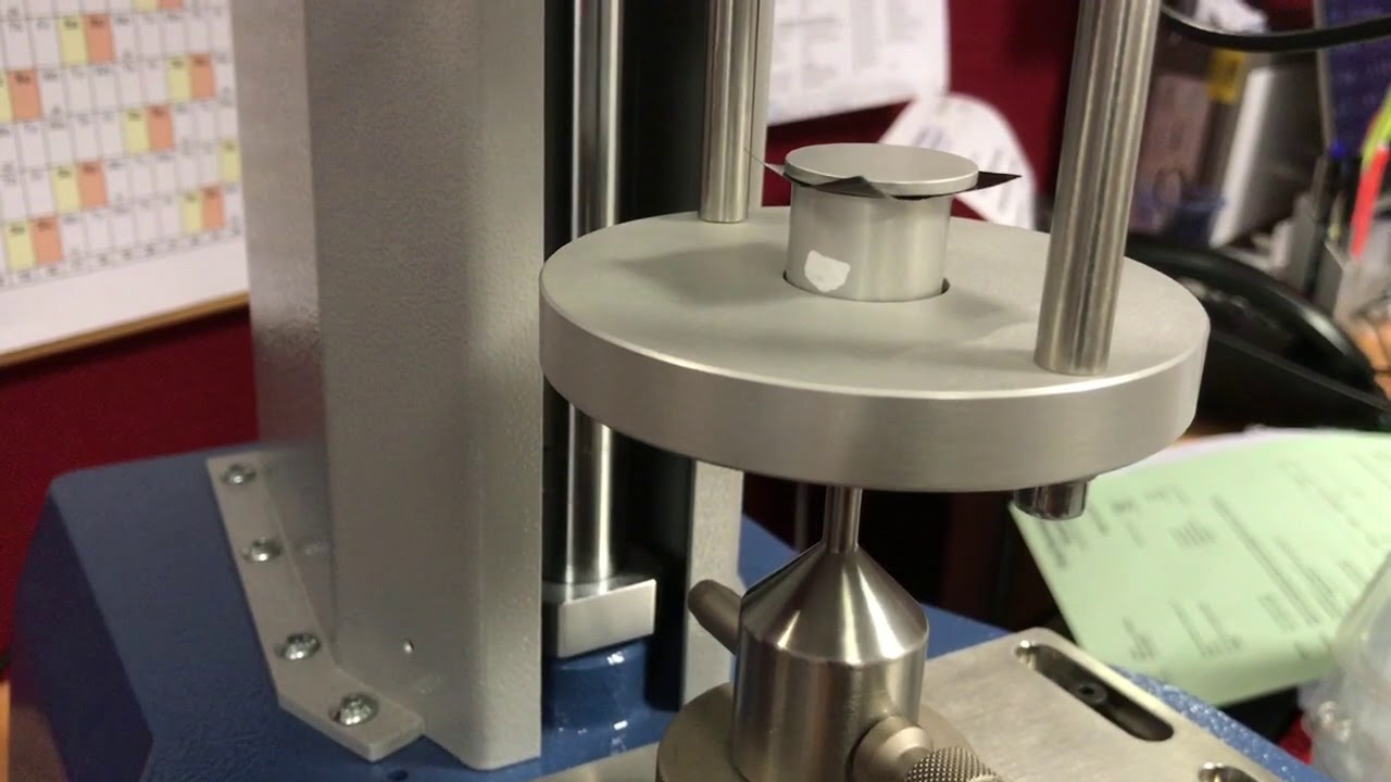 ASTM D2979 Inverted Tack Test 2 - YouTube