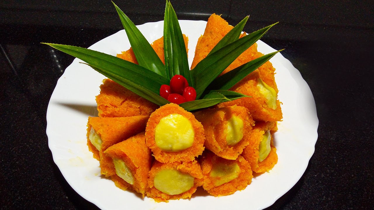 Carrot Cone Recipe | Carrot Roll | Carrot Sweet Recipe | Healthy and ...
