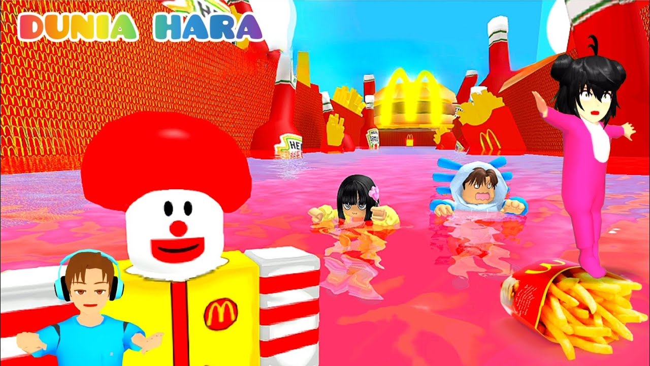 Yuta Mio terjebak di Pulau Mcd Terbang 😱 | Dunia Hara Roblox - YouTube