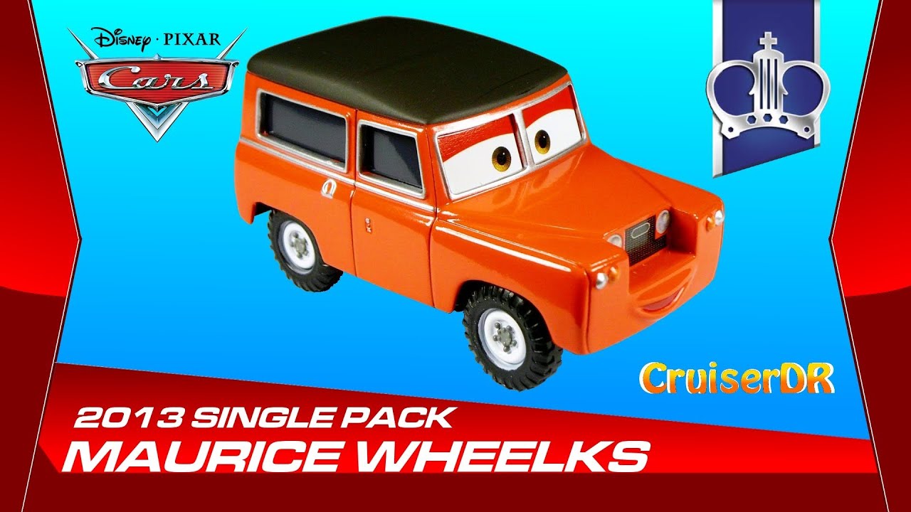 Disney Pixar Cars 2013 diecast Single Pack Maurice Wheelks 1/55 scale ...
