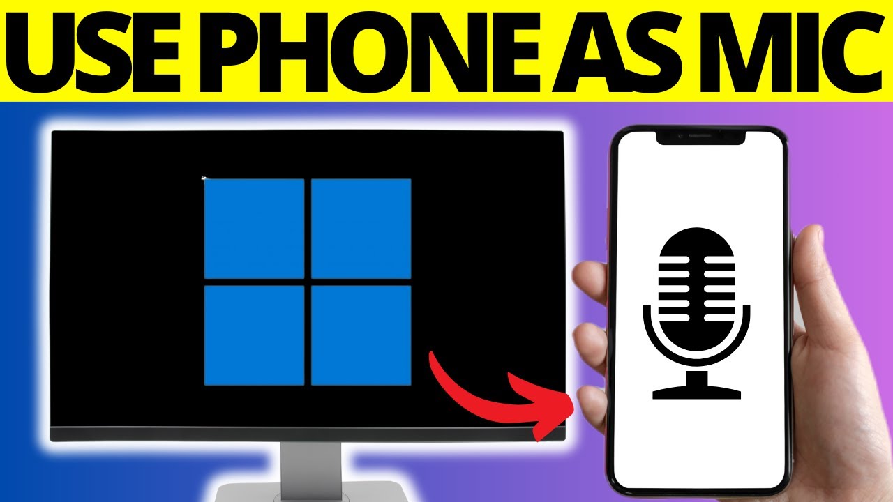 How To Use Phone As A Mic On PC Full Guide 2024 YouTube How To Use Phone As A Mic On PC Full Guide 2024 YouTube