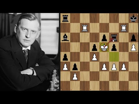 ALEKHINE'IN ŞAHI ŞAH OLDUĞUNU UNUTUYOR, RAKİP KALEYİ MAT EDİYOR!!