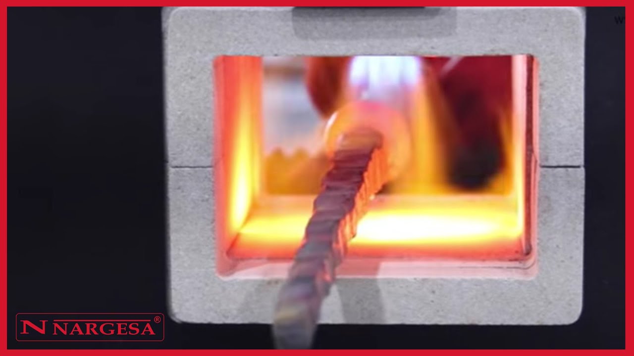 AMAZING FORGING FURNACE / GAS FORGE NARGESA H1 - YouTube