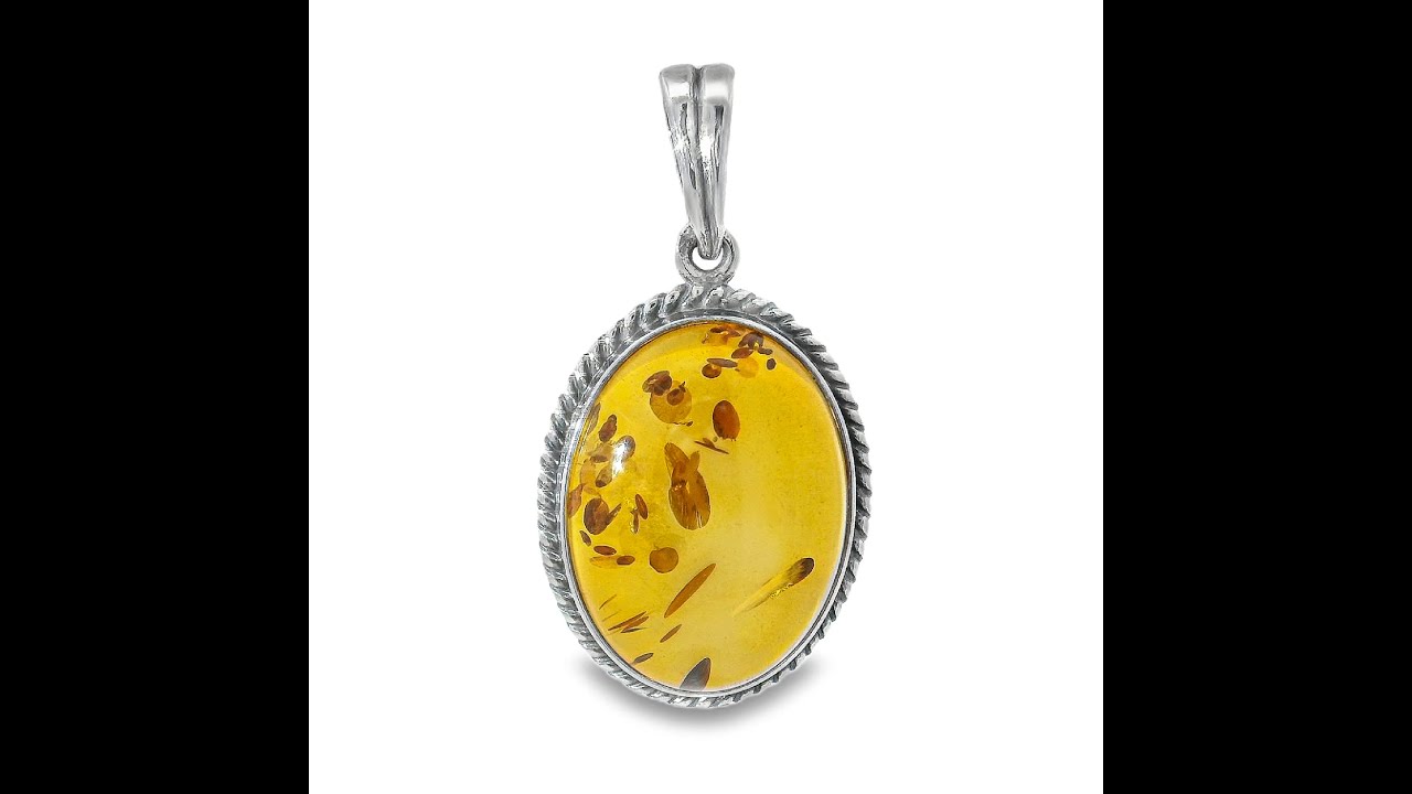 Pandantiv Argint Chihlimbar Inessa #jewelry #silver #bijuteriiargint # ...